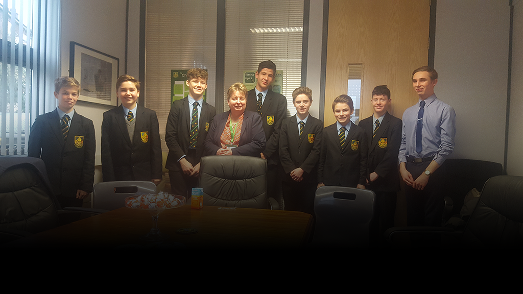 Sue Williamson visits Richard Challoner School