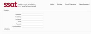 Online registration and login instructions - SSAT