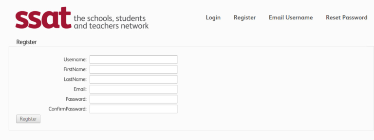 Online registration and login instructions - SSAT